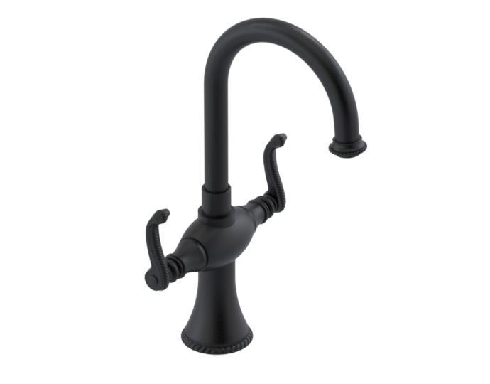 RUBINET 1CETL Etruscan Single Hole Dual Handle Lav. Set. (less drain ...